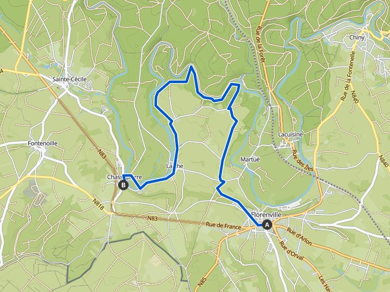 Weitwandern in den belgischen Ardennen: auf dem GR16 durchs Tal der ...